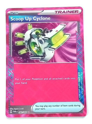 Scoop Up Cyclone 162/167 Twilight Masquerade Holo Rare Trainer Pokémon ...