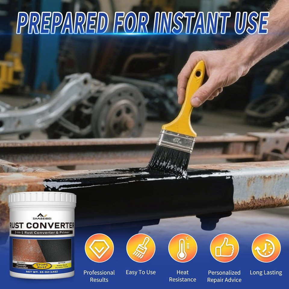 Rust Converter & Metal Primer -Removes Rust, Encapsulates & Protects ...