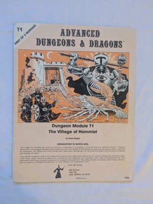 TSR Games - #9026 Advanced Dungeons & Dragons - Dungeon Module T1 (1979 ...