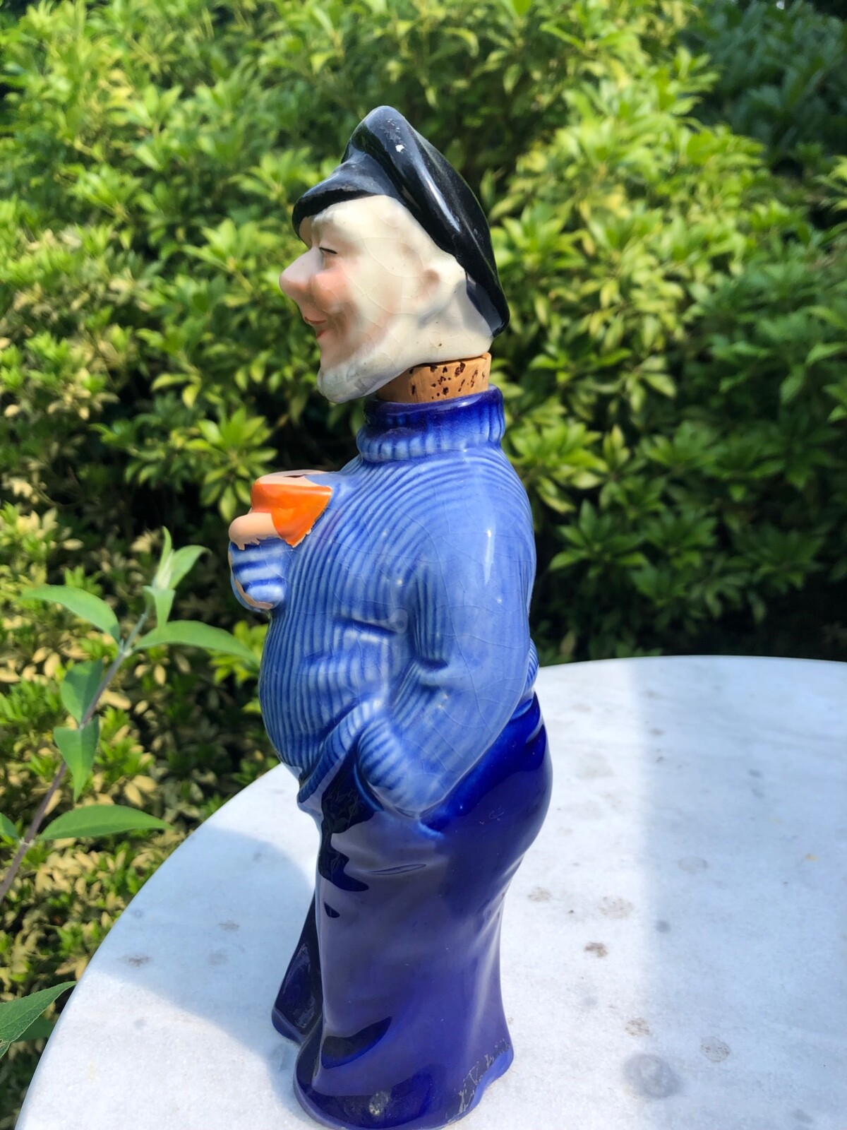 Maritmer Porzellan Flaschen Fischer/Matrose | eBay.de