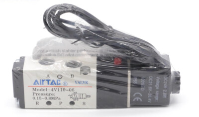AIRTAC Solenoid Valves Air Valves 4V110-06 AC220V 110V DC 12V 24V 4V110 ...