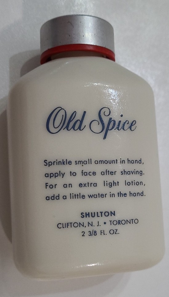 Old Spice Shave After Shave Lotion Shulton 2 3/8 oz Bottle Vintage ...