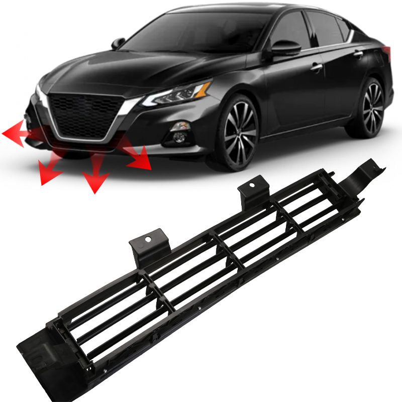Front Radiator Grille Air Shutter Intake w/o Motor For 2019-2021 Nissan ...