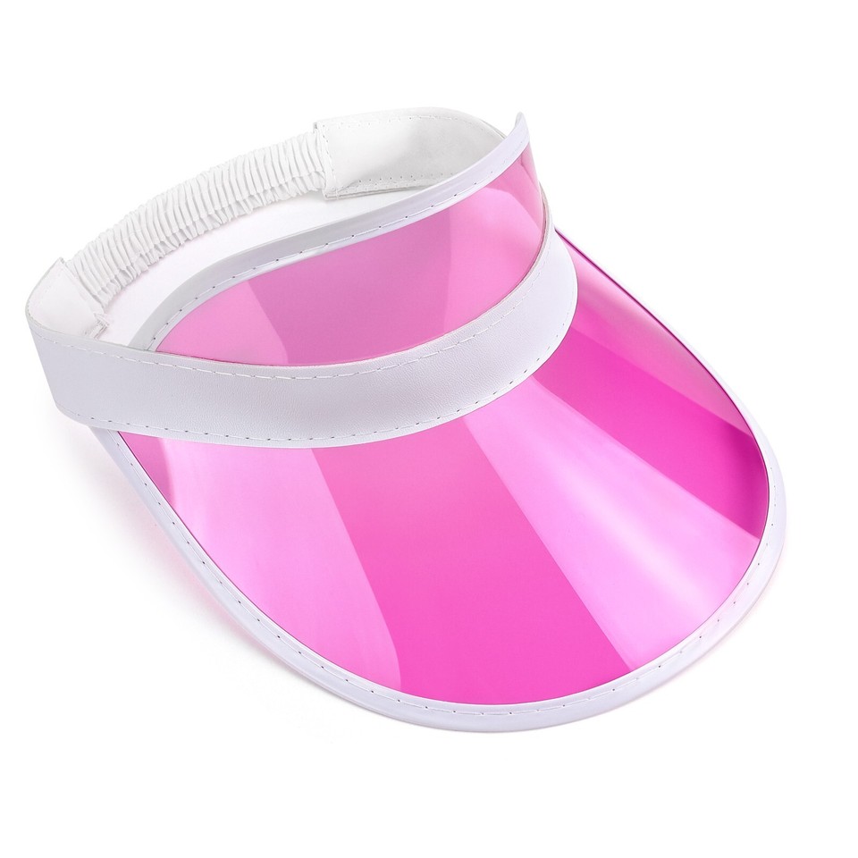 Unisex Neon Sun Visor Hat Headband Cap For Golf Stag Poker Party Lot | eBay