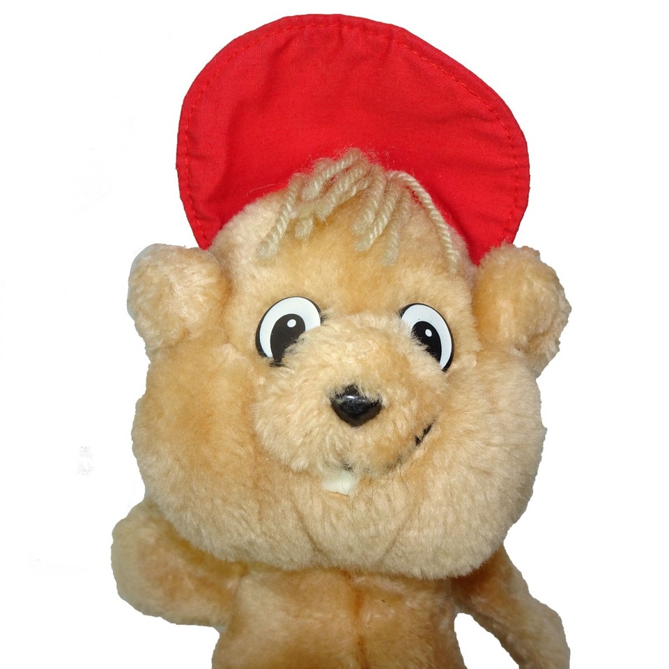 Vintage Alvin and The Chipmunks 80s Plush Stuffed Animal 11" Alvin 1983 ...