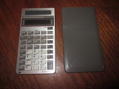 Texas Instruments BA-SOLAR Business Analyst Calculator w/Case | eBay