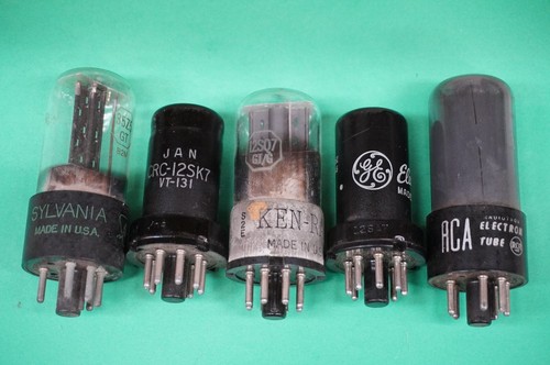 12SA7 / 12SK7 / 12SQ7 / 35Z5 / 50L6 - Classic Radio Tubes - set of [5 ...