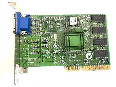 VINTAGE AOPEN PA50D SIS6326 4MB VGA AGP VIDEO CARD PN 90.05210.660 ...