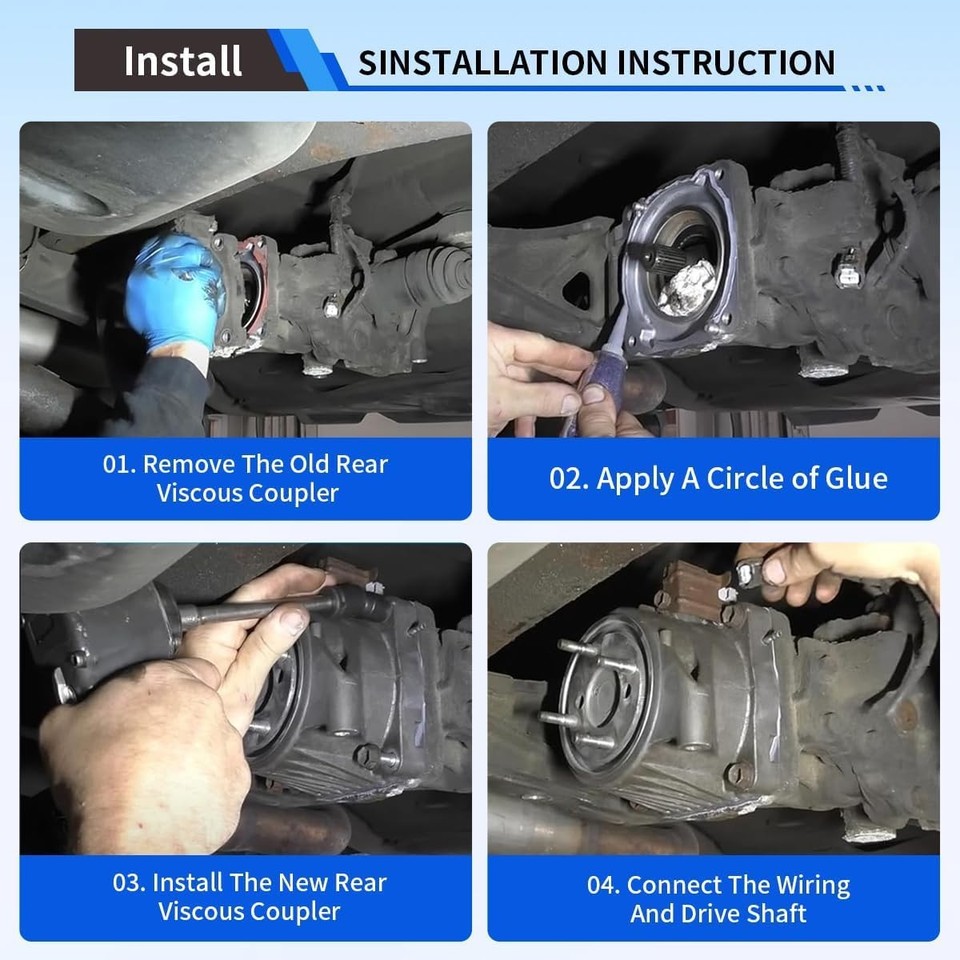 Rear Differential Viscous Coupling for Toyota Venza 2009-2014 AWD 41303 ...