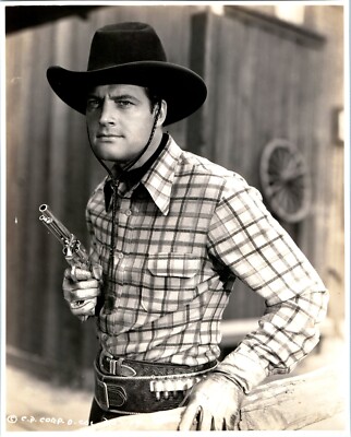 CHARLES STARRETT Western Movie Actor Cowboy Orig 1940s PRESS PHOTO | eBay