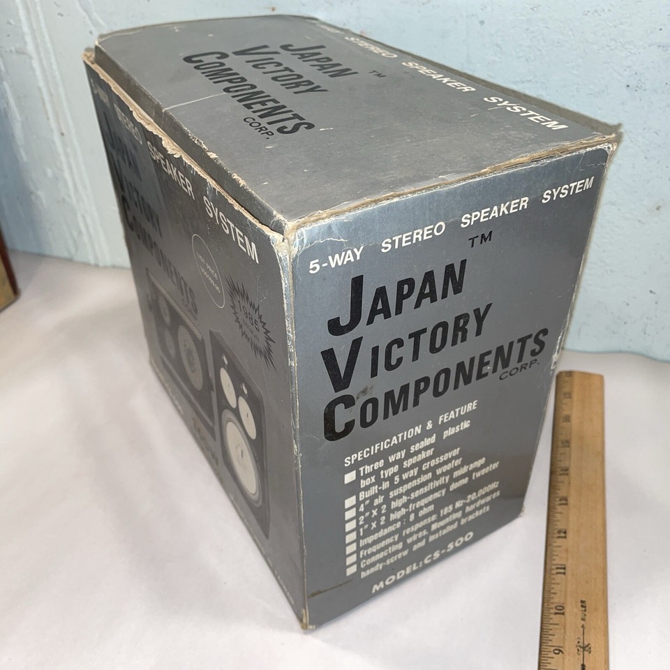JVC Vintage Victory Components 5 Way Speaker System CS-500 | Japan | 5 ...