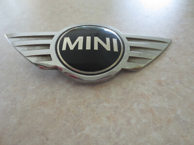 Original Mini car plastic badge - 4 3/4 inches wide - - - | eBay Australia