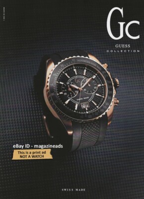 GUESS Collection Watches 1-Page Magazine PRINT AD 2008 | eBay