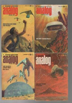 Analog Science Fiction 4 Issues 1971-1974 Fine to VG + Lot 14 | eBay