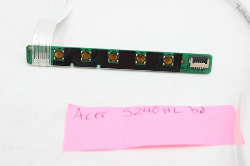 Acer 5240HL bd E227809 HXF-S 94V-0 A4H 19S03 A00 Button Control PCB ...
