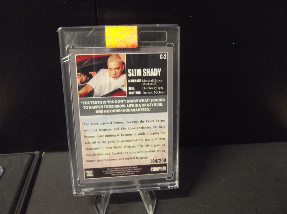 Gas Trading Cards X Complex Slim Shady Eminem Card Foil Parallel HOLO ...