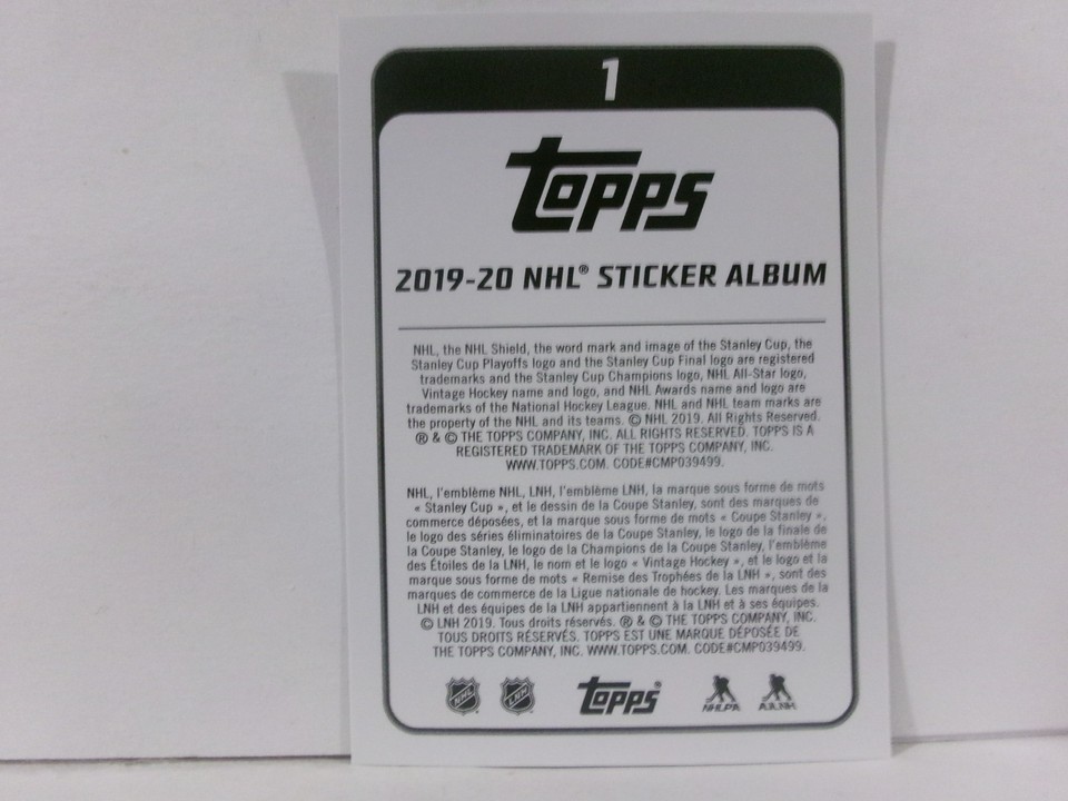 2019-20 Topps NHL Sticker Collection Team Logo #1 ANAHEIM DUCKS | eBay