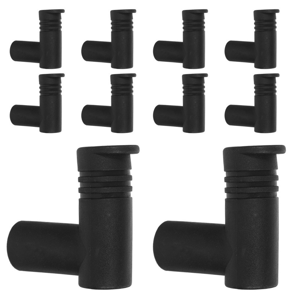 10pcs Plastic Clothes Rack Connector Joints Right Angle Drying Rack ...