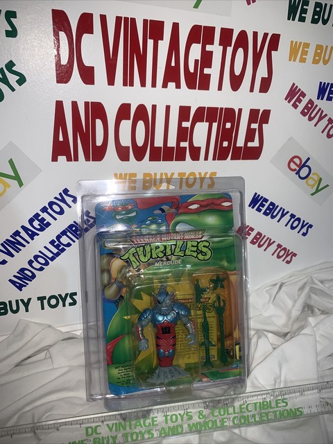 TMNT Ninja Turtles Merdude 1992 Playmates Action Figure on Unpunched ...