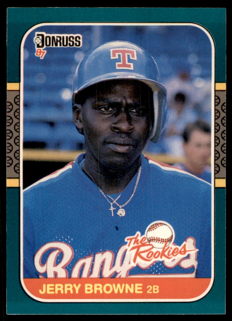 1987 DONRUSS THE ROOKIES JERRY BROWNE TEXAS RANGERS #29 | eBay