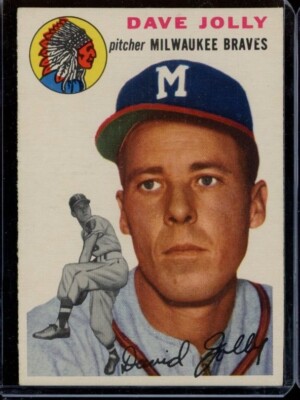 1954 Topps #188 Dave Jolly Braves EX+ LOOK! | eBay