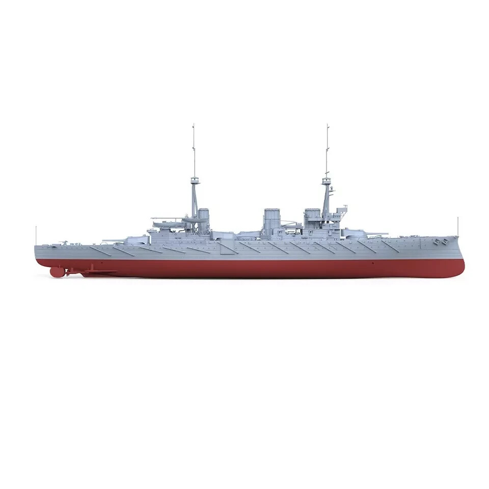 SSC700593S 1/700 Military Model Kit HMS Invincible Battlecruiser Full ...