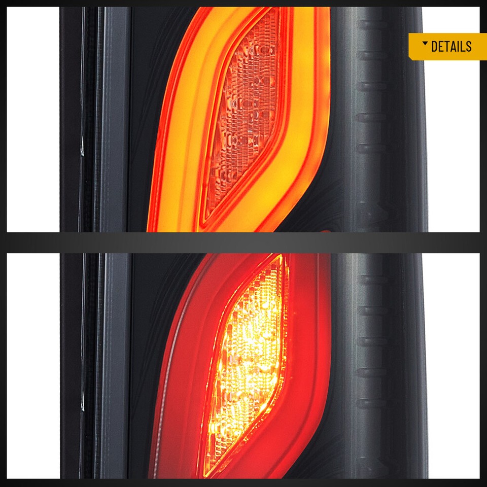 Smoked Lens Fits Toyota Hiace 2005-2018 LED Tail Lights DRL w/Startup ...