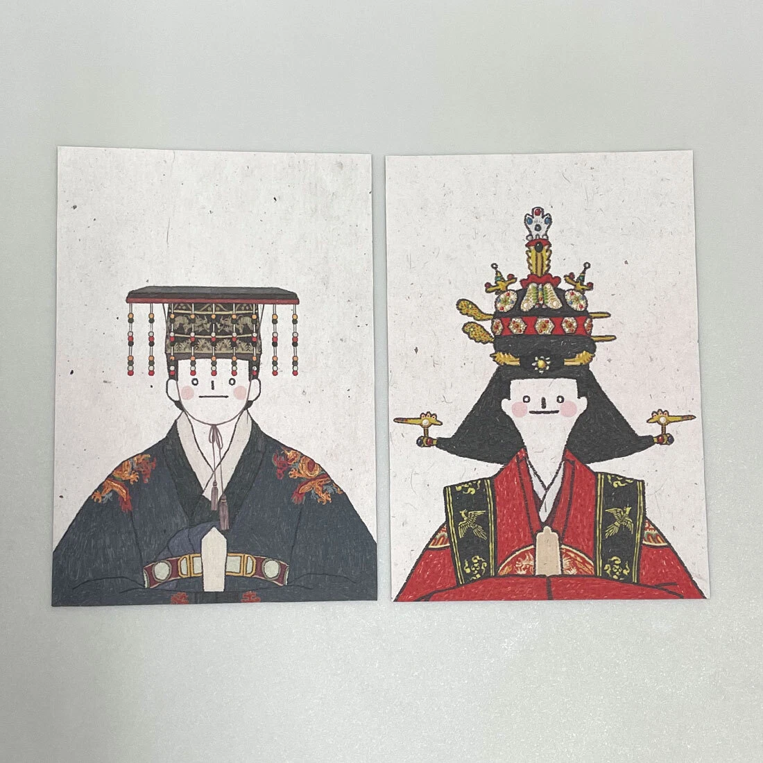 Traditional Hanbok Painting