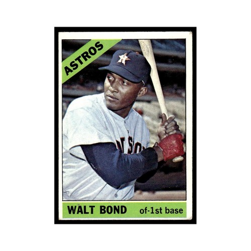 1966 Topps Baseball Card Walt Bond Astros #431 | eBay