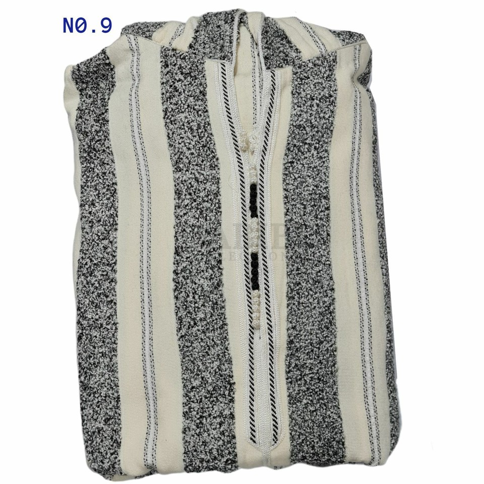 SUPER WARM MEN Moroccan winter wool hooded thobe/Djellaba.jubba.thobe ...