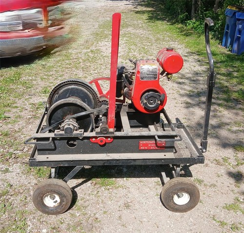 Vintage Montgomery Ward Wisconsin AKN Gas Engine Powered Winch MW | eBay