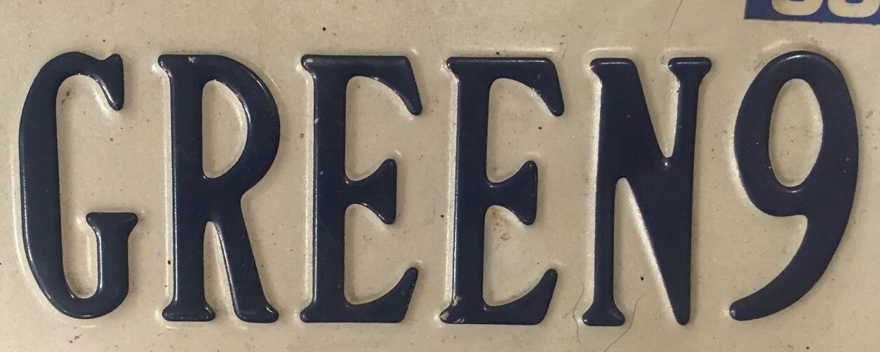 TOBACCO vanity GREEN 420 license plate Goddess Marijuana Sickness ...