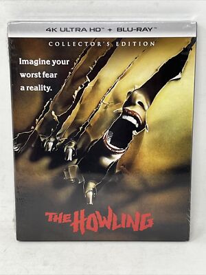 The Howling (4K Ultra HD + Blu-ray w/ Slipcover, 1981, Scream Factory ...