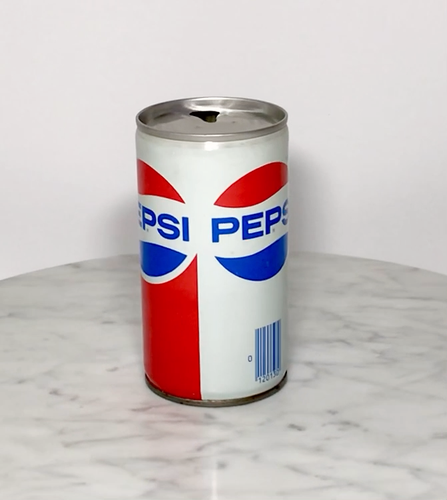 PEPSI COLA “HAVE A PEPSI DAY!” PULL TAB TOP OPENED STEEL SODA CAN 12 OZ ...