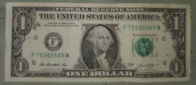 Fancy Serial Number $1 Ladder/Broken Ladder `Fancy Money | eBay