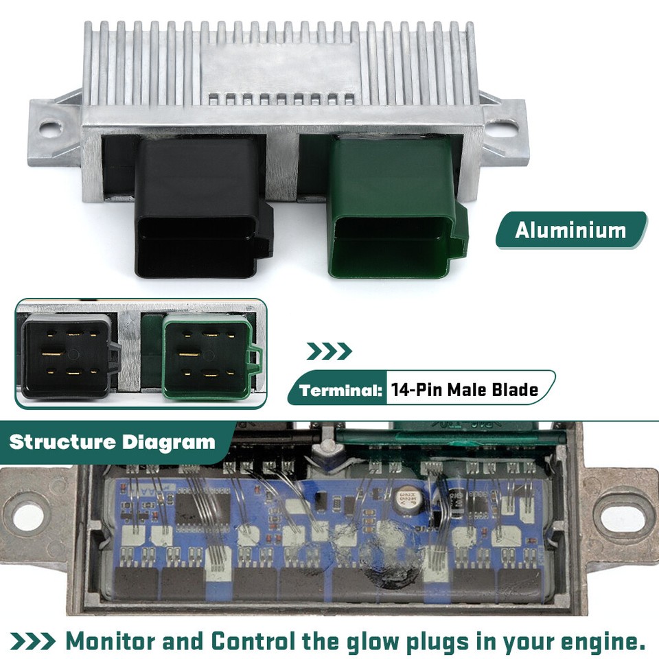 1999-2010 Ford 6.0L 6.4L 7.3L Powerstroke Motorcraft Glow Plug Control ...