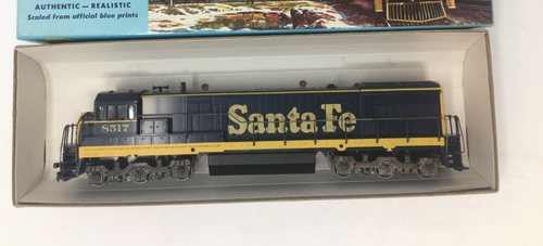 Athearn 3501 HO Scale Santa Fe U33C Diesel 8517 PWR Powered Diesel ...