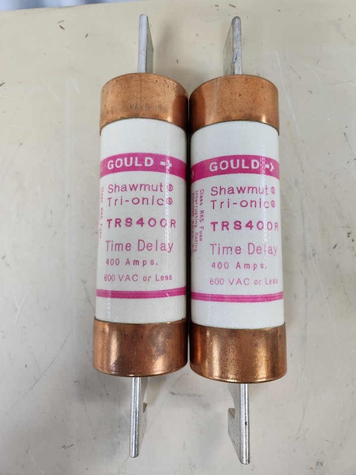 Lot of 2 Gould Shawmut TRS600R Tri-onic Fuse Class RK5 | eBay