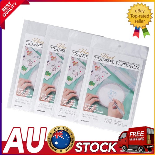 Clear Transfer Paper for DIY Embroidery and Quilting 4 Pack Set | eBay ...