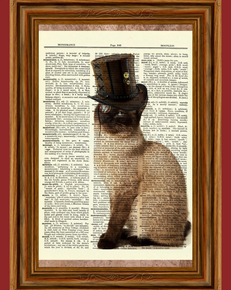 Monocle Top Hat Cat