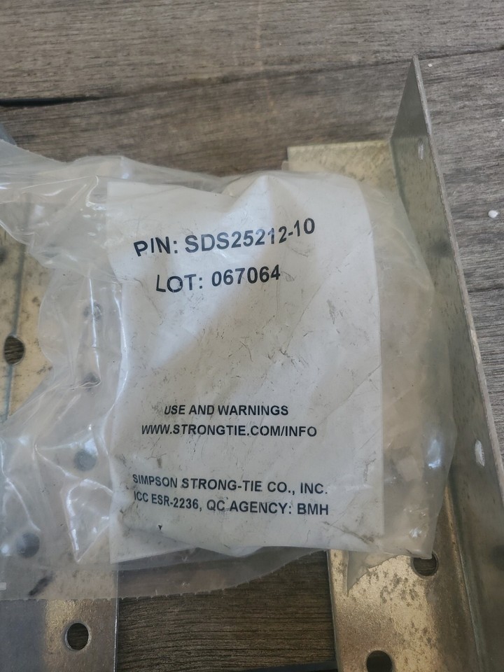 Simpson Strong-Tie HUCQ5.25/9-SDS Face Mount Hanger With Screws | eBay