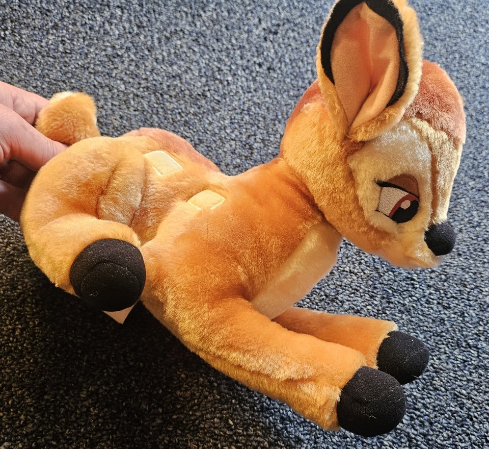 Disney Bambi Plush Toy Factory 12” L Stuffed Animal New w/ Tags | eBay