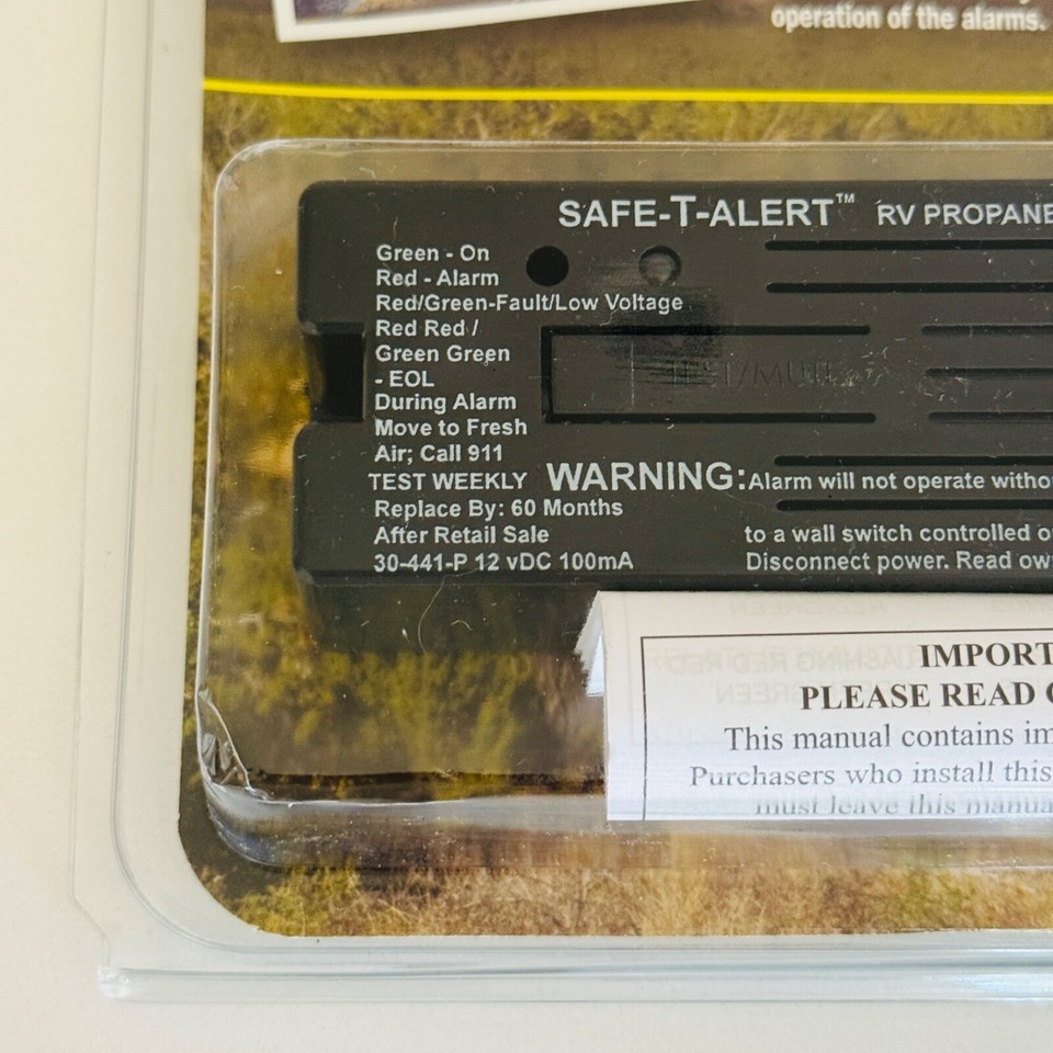 MTI Industries 12V 30 Series Safe-T-Alert Surface Mount RV Propane LP ...