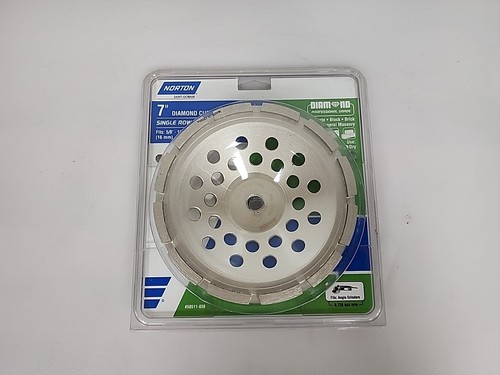 Norton 7" Professional Grade Single Row Diamond Cup Blade 50511-038 ...