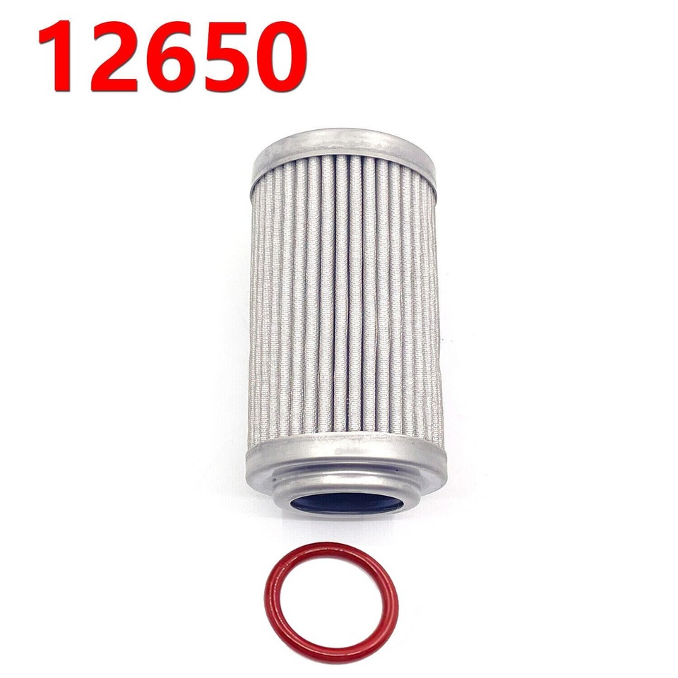 For Aeromotive 12650 Stainless 10-Micron Fuel Filter Element 2 pcs New ...