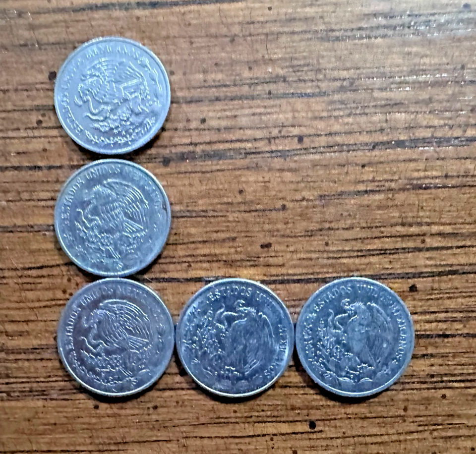 Lot of 40+ Mexican Coins – Mixed Pesos & Centavos – Circulated – #909 ...