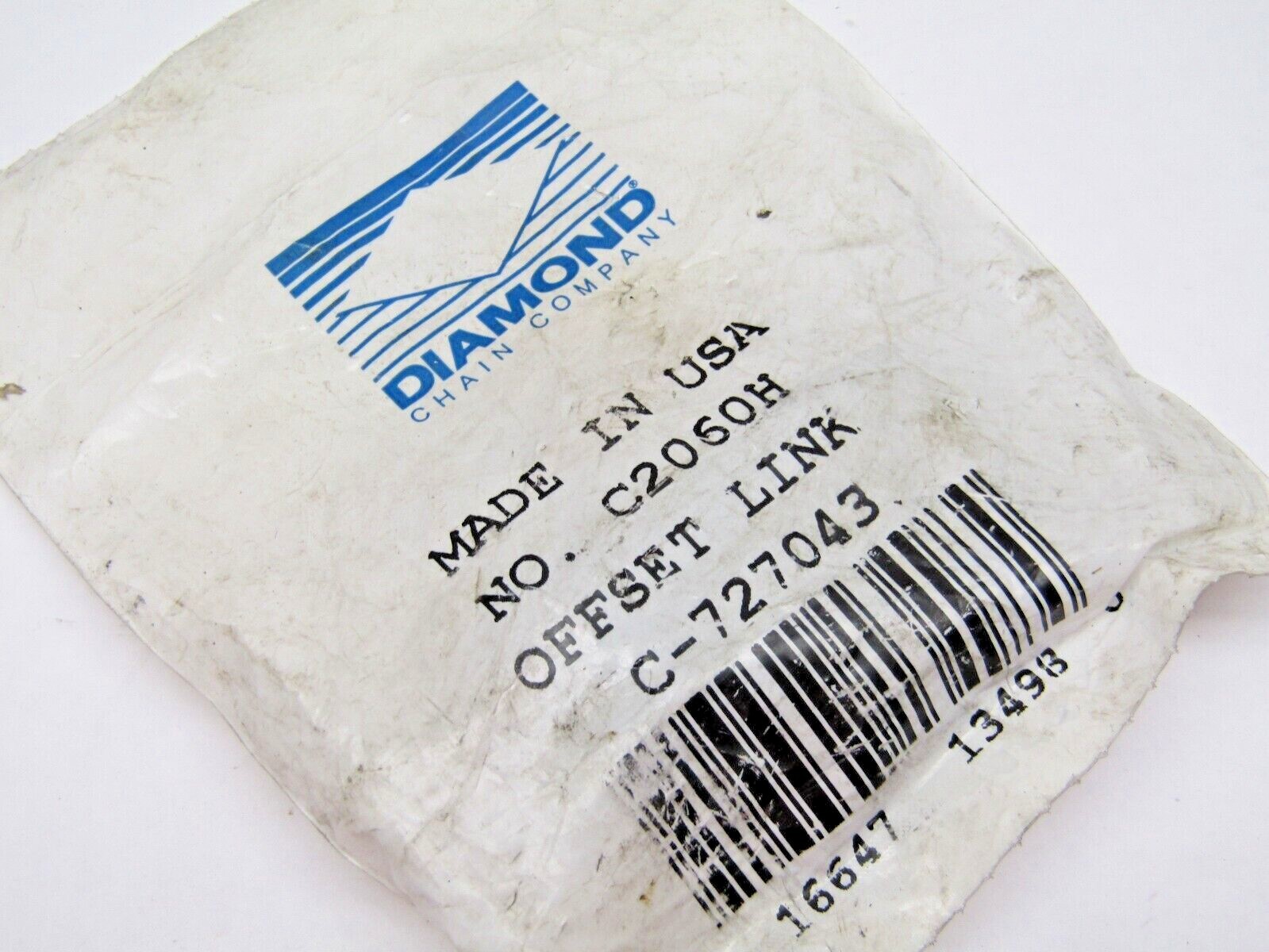 DIAMOND RIVETED ROLLER CHAIN C2060H 1-1/2" PITCH 115" LENGTH CARBON ...