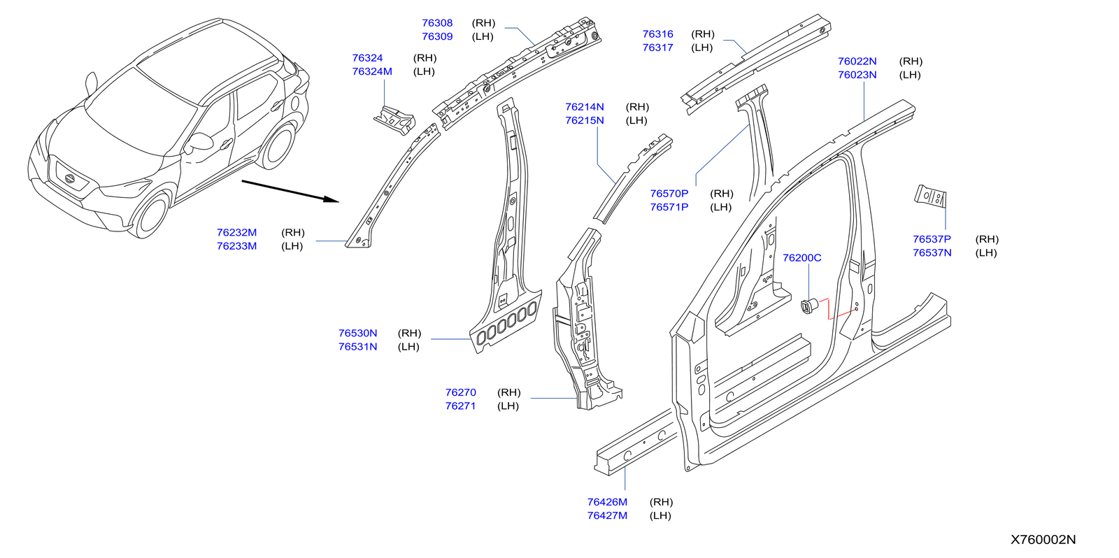 Genuine+Nissan+OE+Link+Compl-Front+Suspension+Upper+Rh+G6330-5RBMA for ...