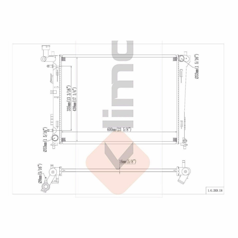 New Radiator 2928 fits 2007-2012 Hyundai Elantra 2.0 L4 | eBay
