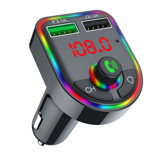 Wireless Car Bluetooth FM Transmitter MP3 Radio TF/U Disk Play USB Fast ...